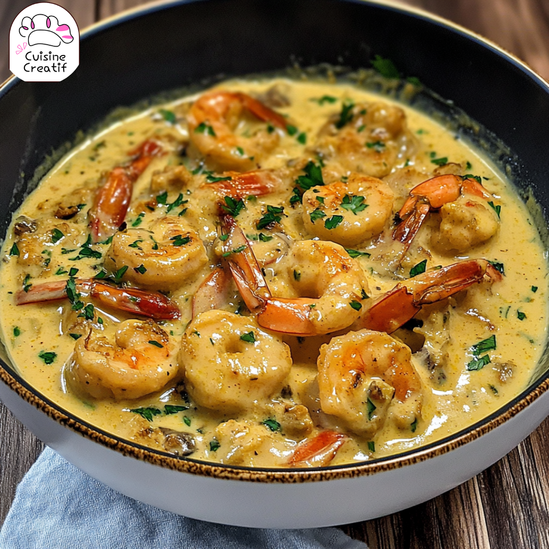 Crevettes à l’Ail et Lait de Coco – Cuisine Creatif